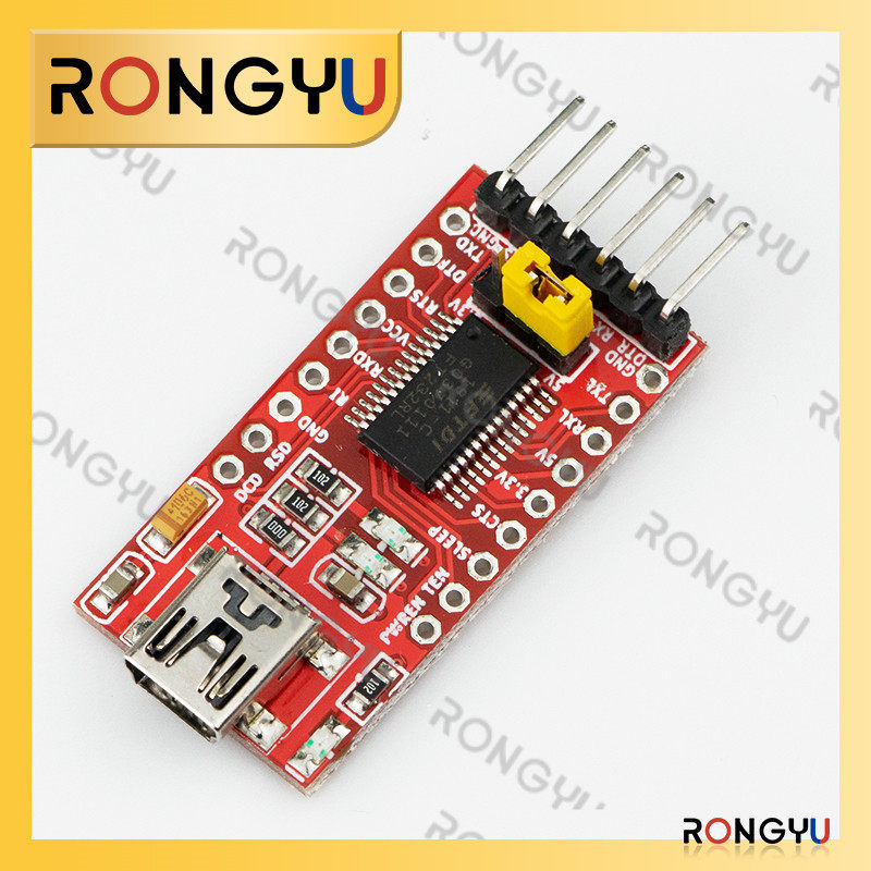 USB转TTL支持3.3V 5V FT232RL模块串口模块下载线 mini接口_虎窝淘