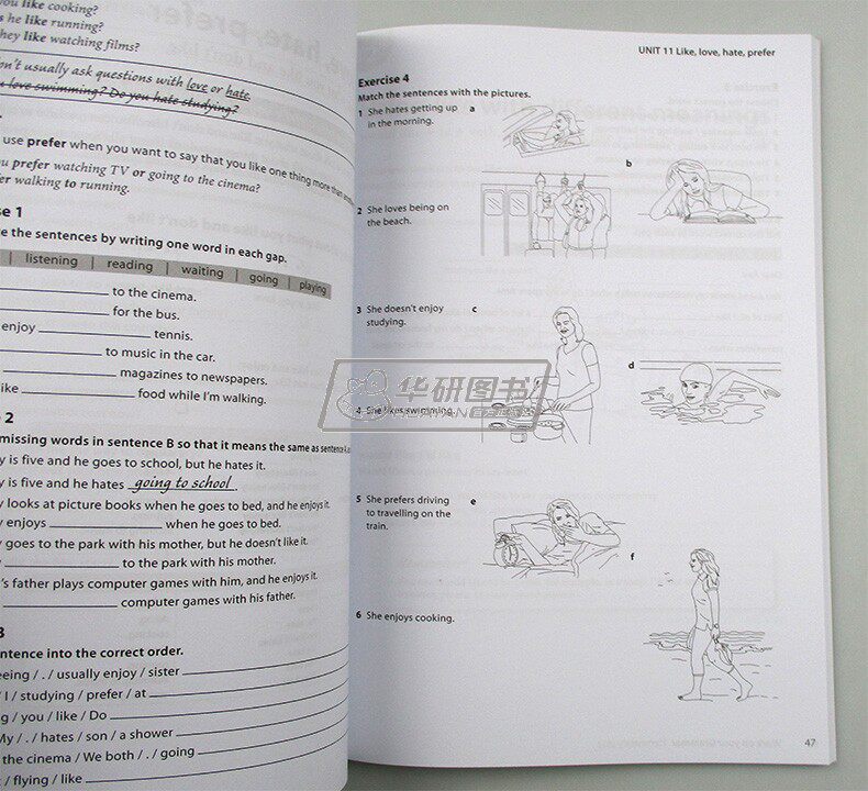 柯林斯攻破你的语法4册套装英文原版书 Collins Work on Your Grammar A1 A2 B1 B2英语考试辅导书籍进口教材 ...