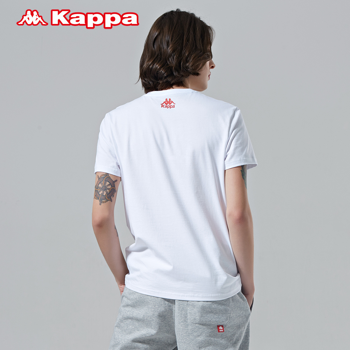 店铺推荐Kappa卡帕男款运动短袖休闲T恤夏季半袖春季-K0912TD04_虎窝淘