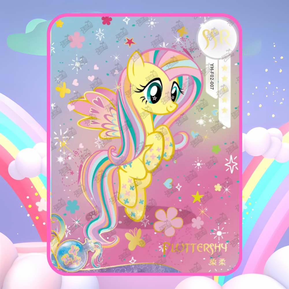 正版小马宝莉彩虹化第二弹SSR指定单卖柔柔碧琪珍奇PP全套单卡_虎窝淘