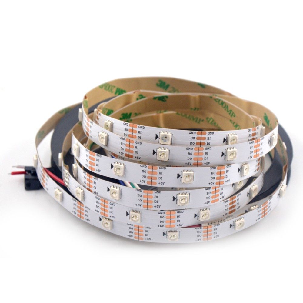 WS2813全彩幻彩 5050 RGB WS2812B升级版内置驱动5V断点续传灯带_虎窝淘