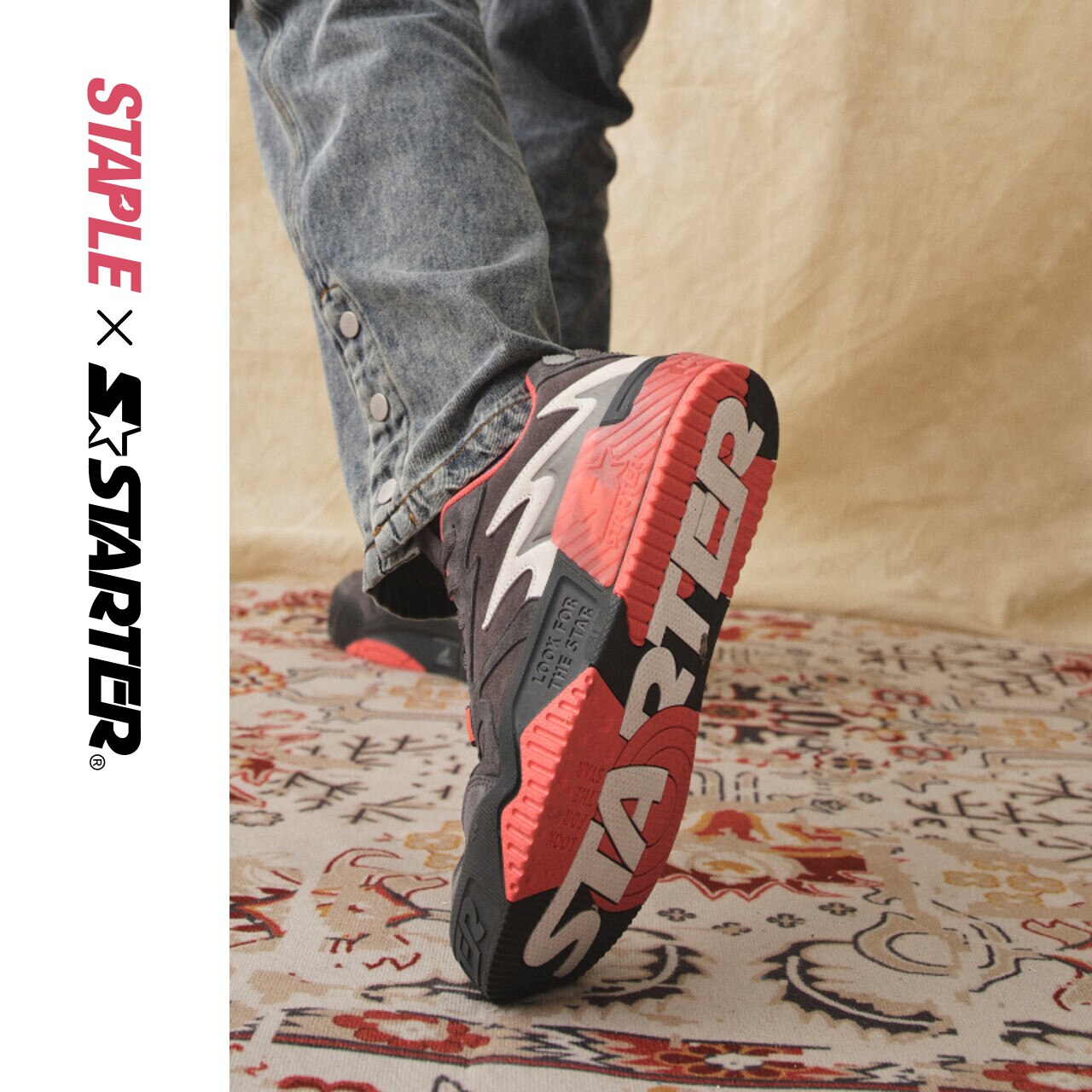 STARTER STAPLE联名系列2022新款情侣鞋子VOL音浪鞋潮流休闲板鞋_虎窝淘