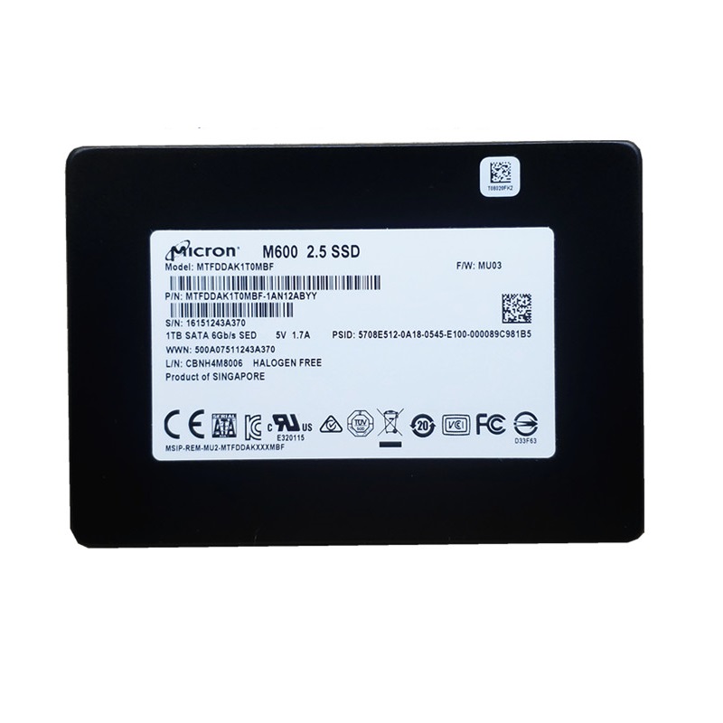 CRUCIAL镁光M600 1T MLC颗粒SATA固态硬盘M500 960G5200ECO 1100_虎窝淘