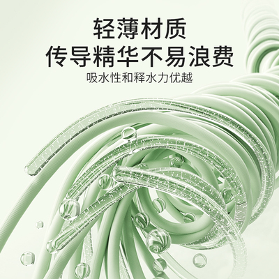 超薄网纹面膜！省水85%湿敷绵