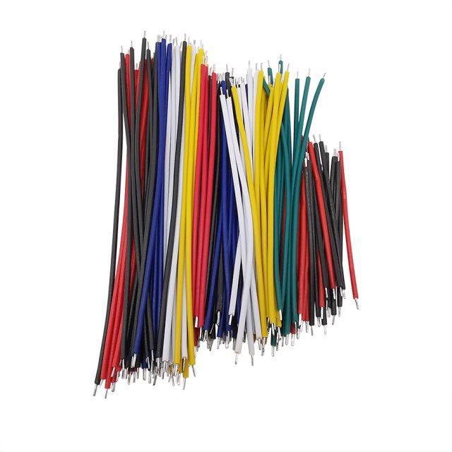 130Pcs Breadboard Jumper Cable Wires Kit 5 Colors PCB Solder_虎窝淘