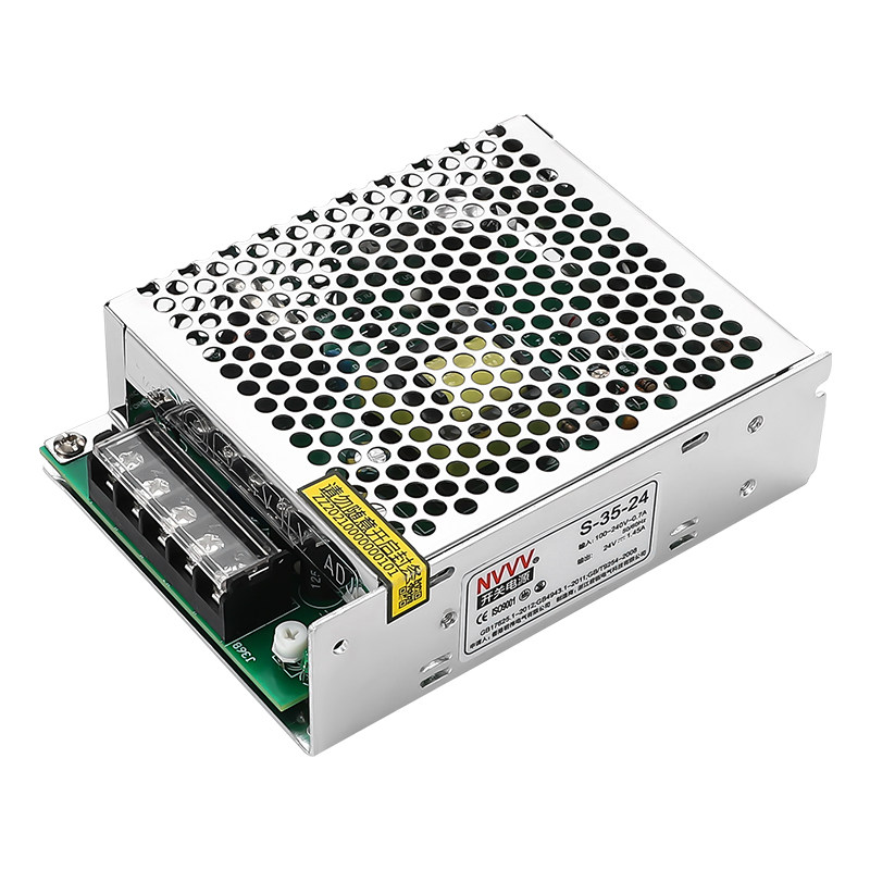开关电源明伟S-35W-12V 5V 24V 28V监控集中220转DC直流LED灯带珠_虎窝淘