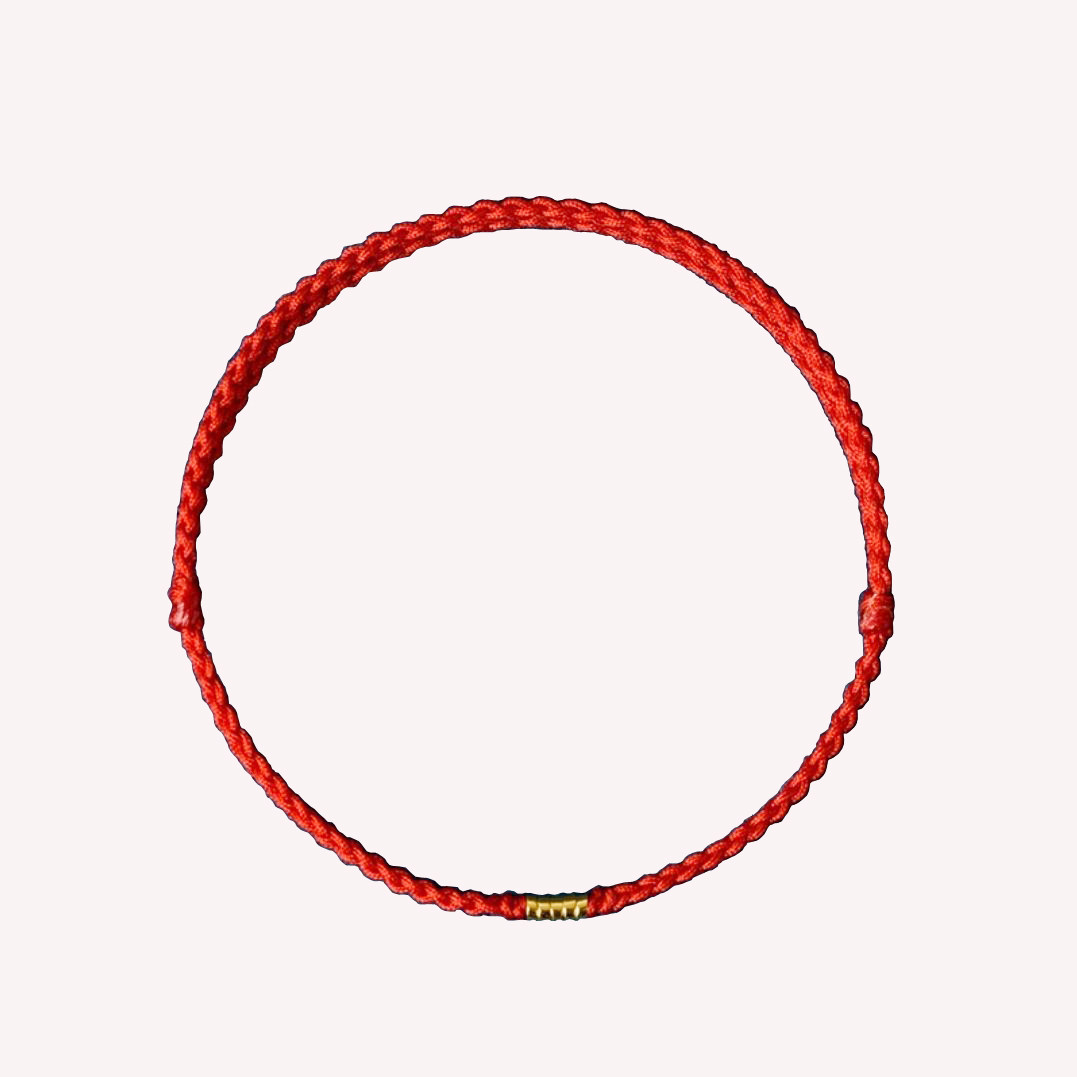 本命年转运红绳手链女男好运编织手绳情侣平安脚链细绳简约脚绳款_虎窝淘