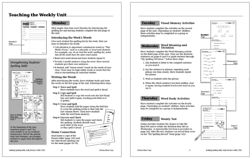 Building Spelling Skills Grade 1 TE成材系列拼写技能一年级教师版英文原版美国加州教辅Evan-Moor_虎窝淘