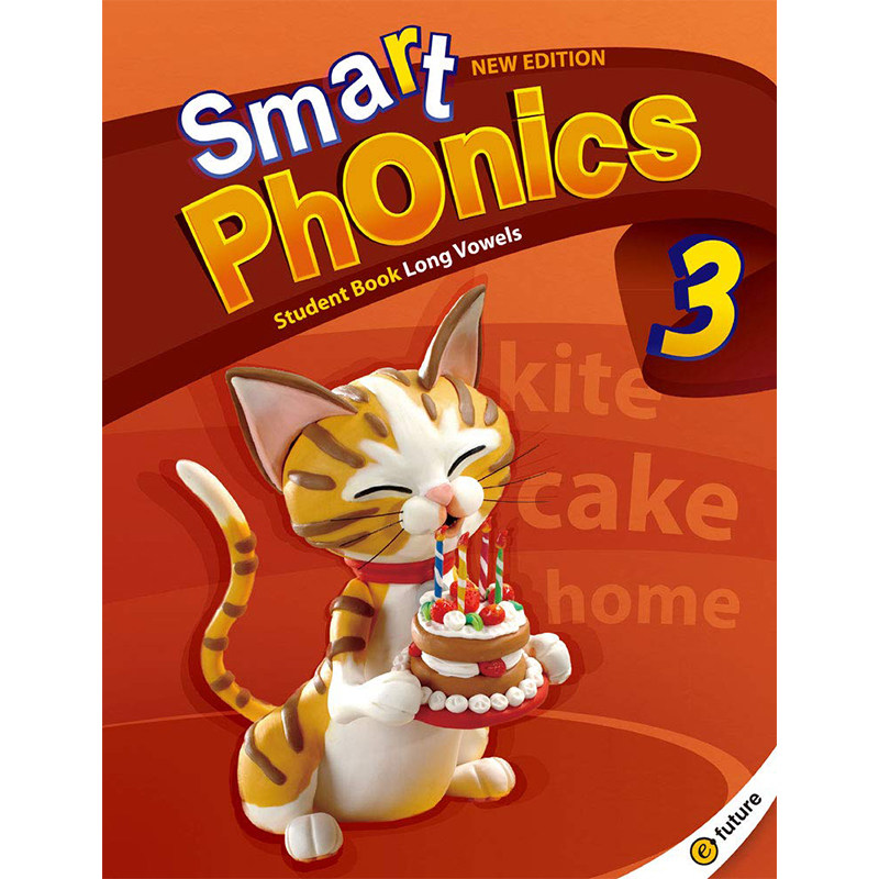 新版少儿英语Smart Phonics 3寒暑假短期课程自然拼读phonics小学英语教材 7-10岁儿童启蒙教材长元音字母发音训练零基础儿童英语_虎窝淘