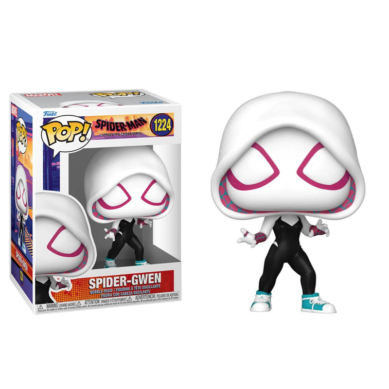 Funko pop蜘蛛侠：平行宇宙2迈尔斯彼得格温猩红2099印度公仔_虎窝淘