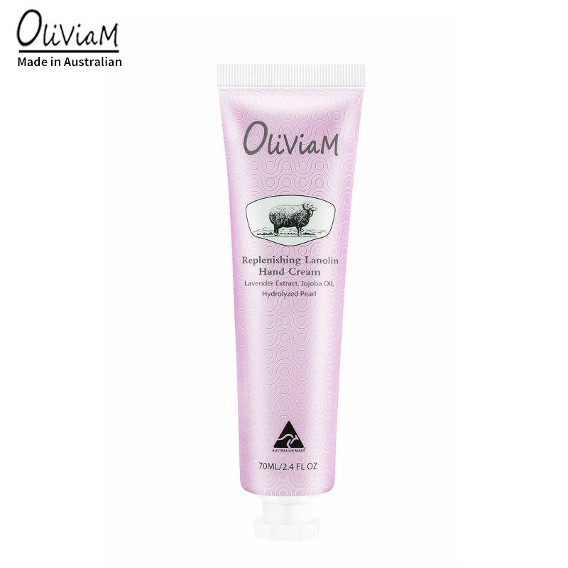Oliviam/澳莉维亚澳洲薰衣草修护型绵羊油护手霜防皱裂 70g/支_虎窝淘