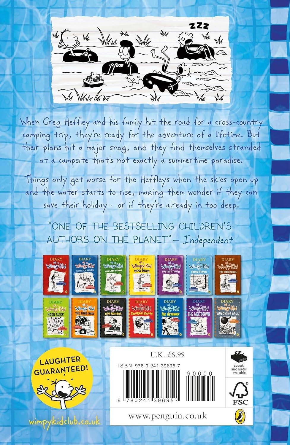 小屁孩日记15 Diary of a Wimpy Kid The Deep End英版初级章节书桥梁书儿童故事文学平装英文原版 7-12岁_虎窝淘