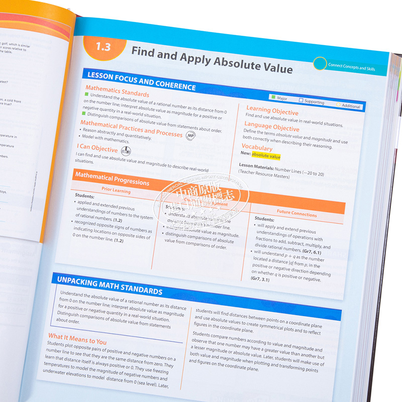 美国HMH Into Math Teacher Edition Collection Grade 6小学数学教师书套装六年级又日新_虎窝淘