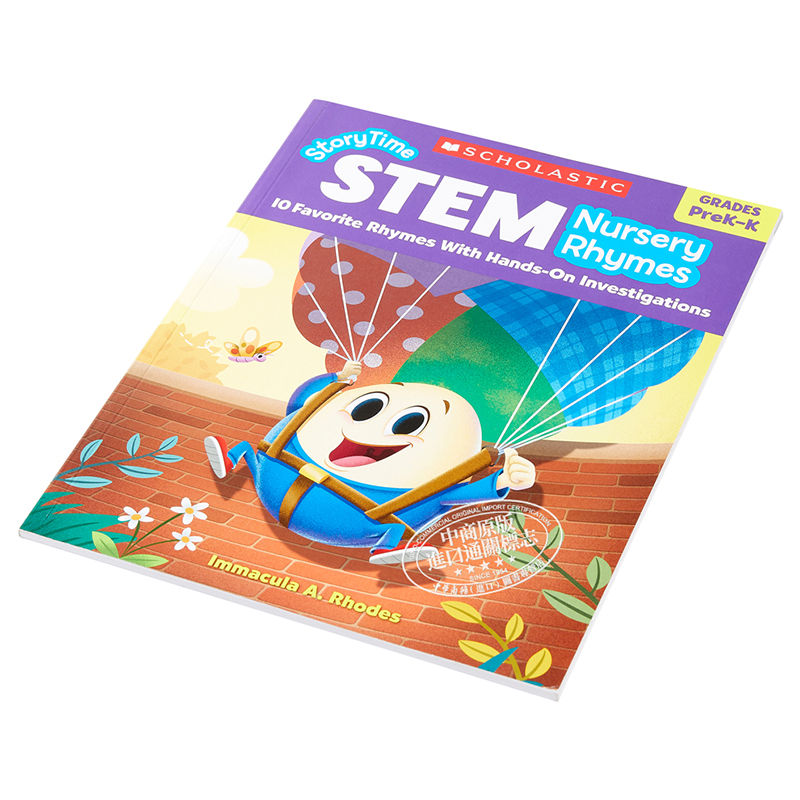 Nursery Rhymes, Grades PreK-K学乐STEM故事廊：童谣儿童英语学习自然拼读家庭教辅英文原版 3-6岁_虎窝淘