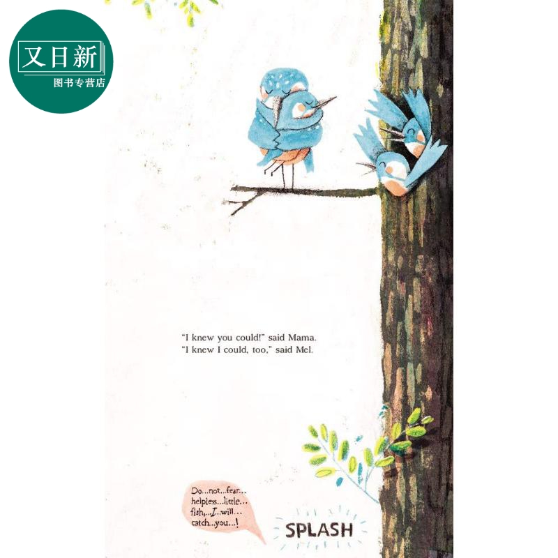 Mel Fell凯迪克银奖小鸟掉下来了英文原版进口图书儿童绘本动物故事图画书获奖绘本精装绘本又日新_虎窝淘