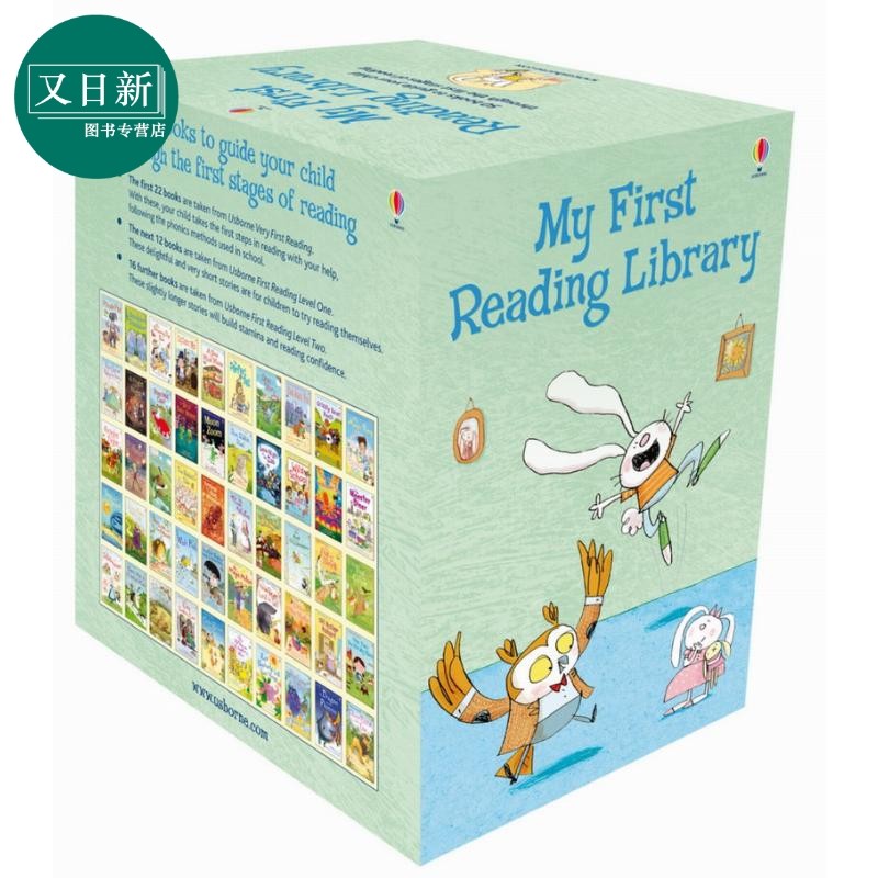 我的第一个图书馆50册 Usborne My First Reading Library英文原版分级经典阅读初级章节书尤斯伯恩儿童读物英语绘本 ...