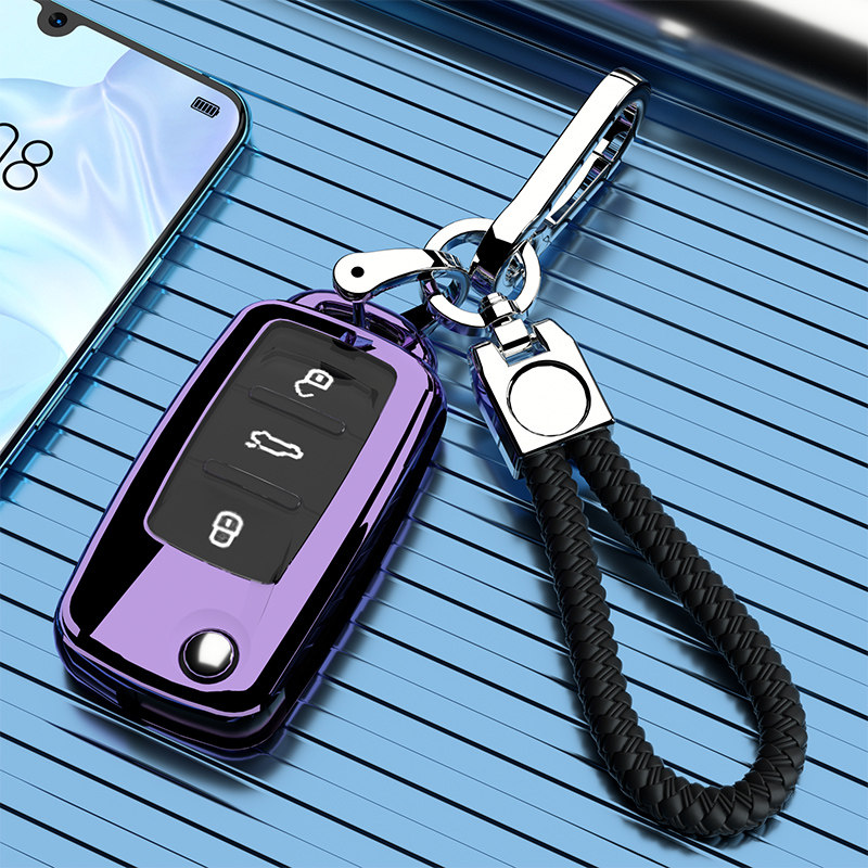 适用2022款大众捷达VA3钥匙保护套19款到21款捷达va3壳内饰全包扣_虎窝淘