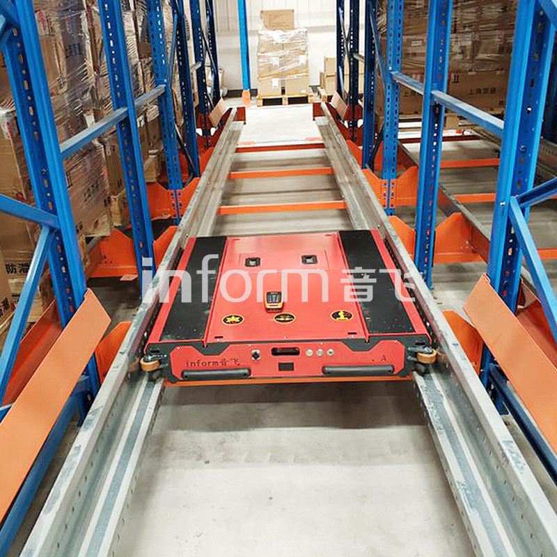 音飞智能立体库托盘式二向穿梭车重型板车物流半自动化仓储设备_虎窝淘