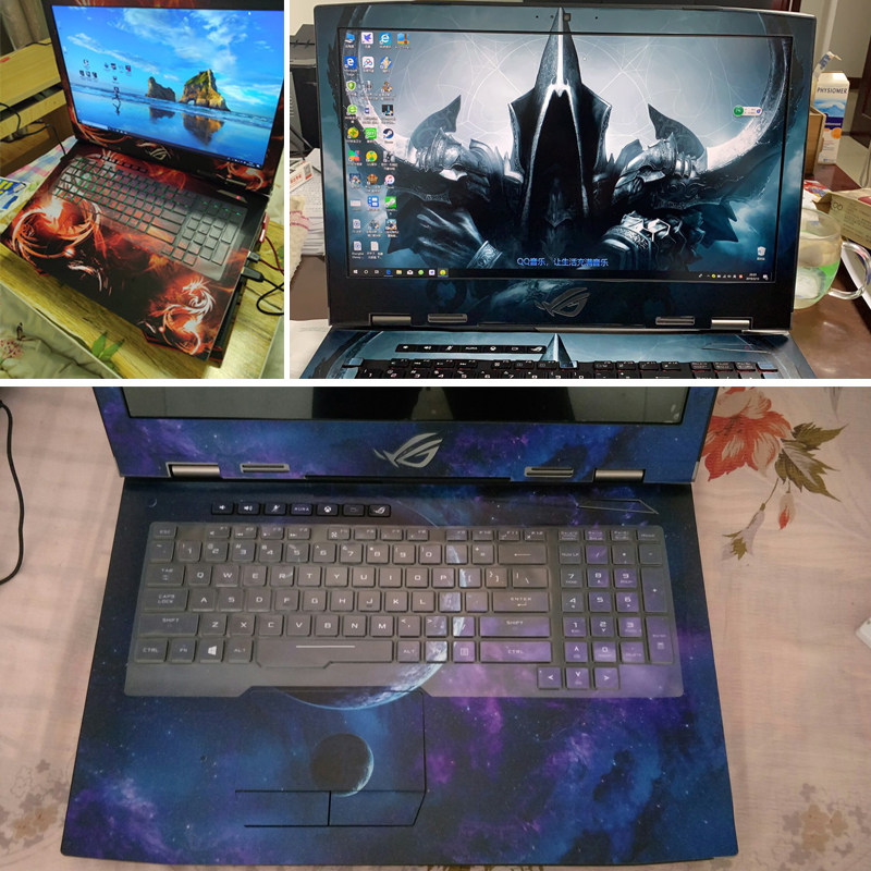 适用华硕ROG玩家国度G7BS超神2S笔记本G7CX外壳G7BI炫彩G7AI贴纸G703GI电脑G703GS/V机身17.3英寸个性保护膜_虎窝淘
