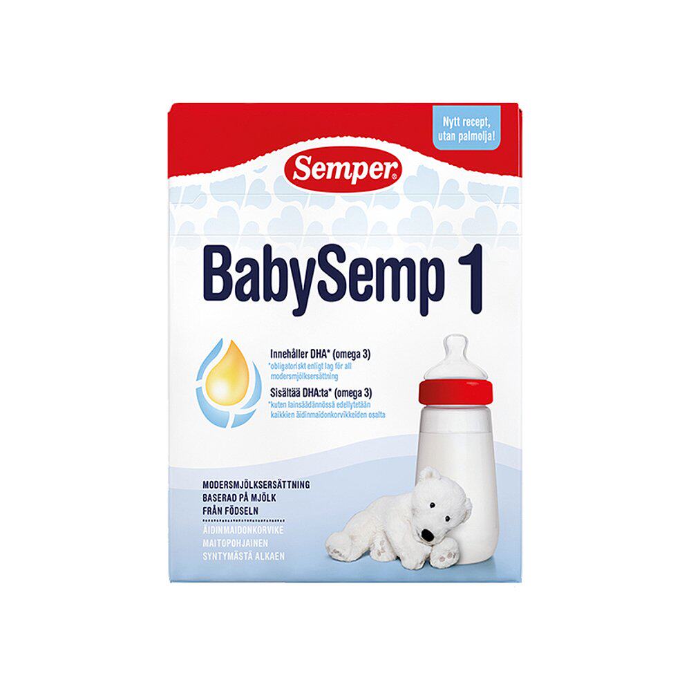 欧洲直邮北欧大药房SEMPER婴儿脱盐乳清粉2牛奶成长营养补钙800g_虎窝淘