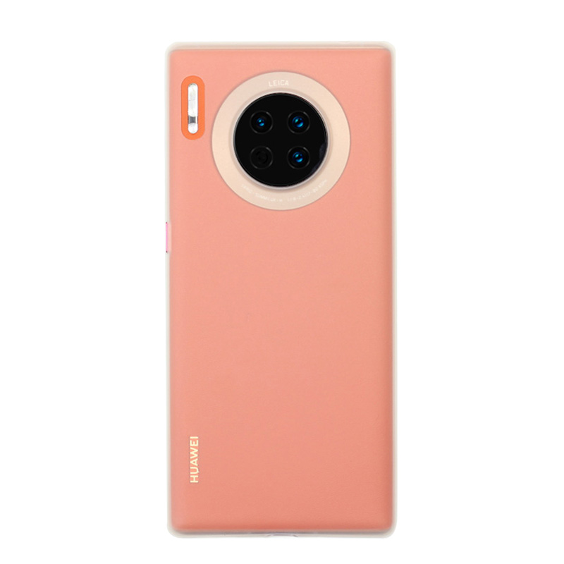 适用于华为mate30pro手机壳pro素皮版mate30专用款5G磨砂mate30e透明防摔超薄硬壳青山黛丹霞橙全包防指纹软_虎窝淘