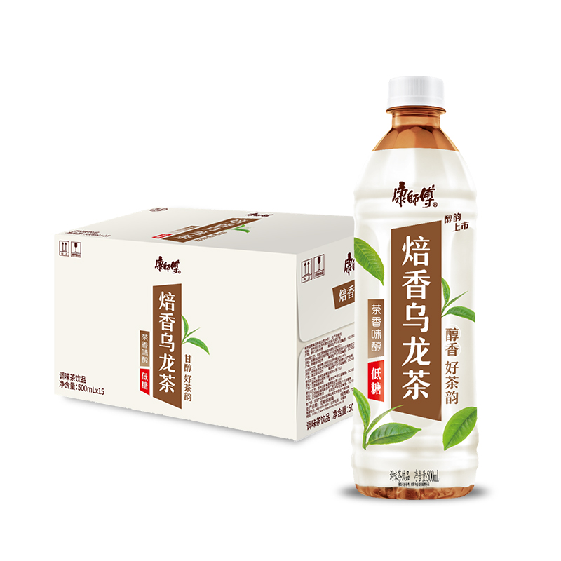 康师傅焙香乌龙茶500ml*15瓶清爽解腻茶饮料饮品解渴整箱囤货批发_虎窝淘