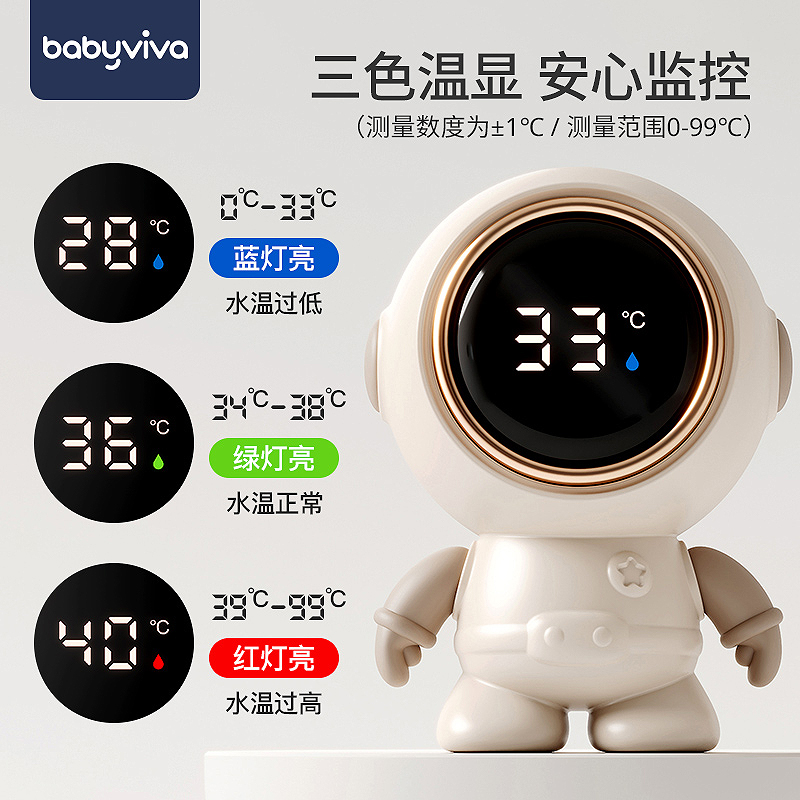 babyviva婴儿水温计新生儿童洗澡测水温表宝宝家用洗澡温度测量计_虎窝淘