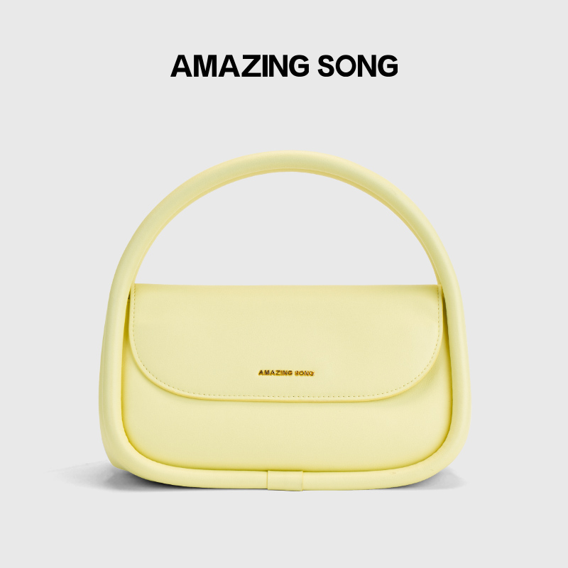 Amazing Song软欧包包女新款时尚手提包牛皮高级感单肩斜挎包婚包_虎窝淘