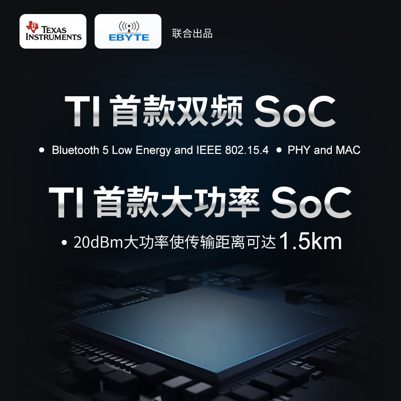 亿佰特2.4G无线模块SOC双频内置ARM收发器cc1352P通信cc1352_虎窝淘