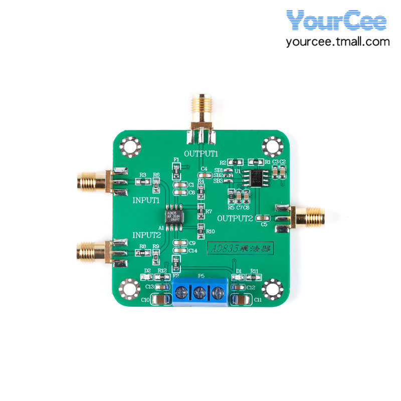 AD835乘法器模块 四象限模拟乘法器 混频 AM调制解调 带后级放大_虎窝淘