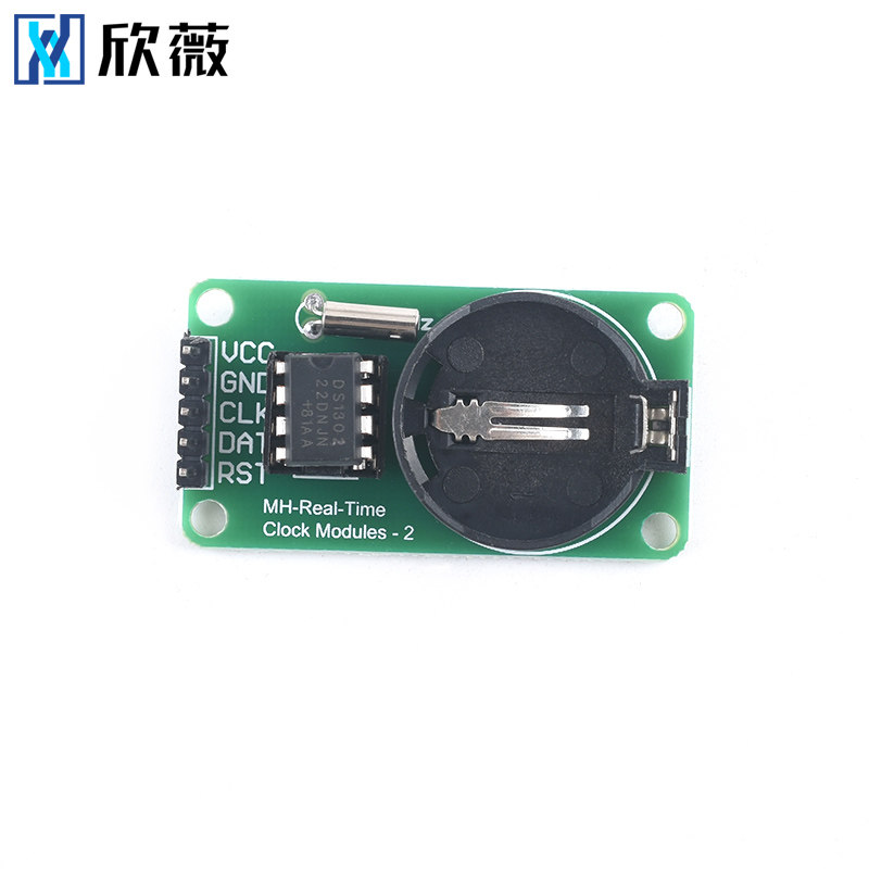 DS1302时钟模块/RTC掉电走时/单片机拓展带电池/不带电池_虎窝淘