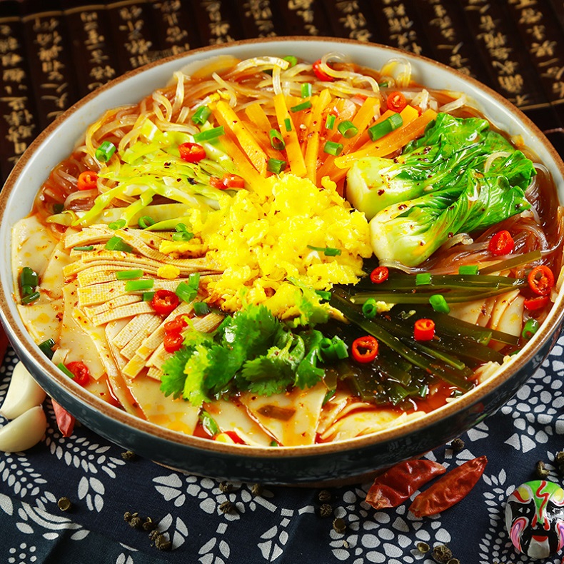 【199-100】顾大嫂麻辣烫麻辣味速食桶装粉丝红薯粉夜宵充饥速食_虎窝淘