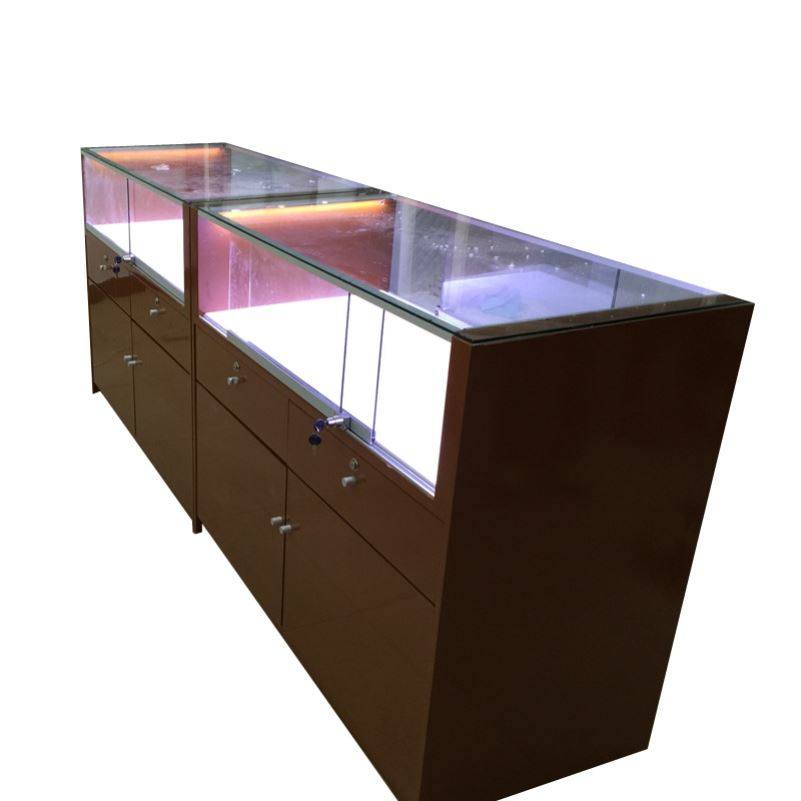 玻璃柜台角铁图片,茶叶柜台展示柜图片(第9页)_大山谷图库