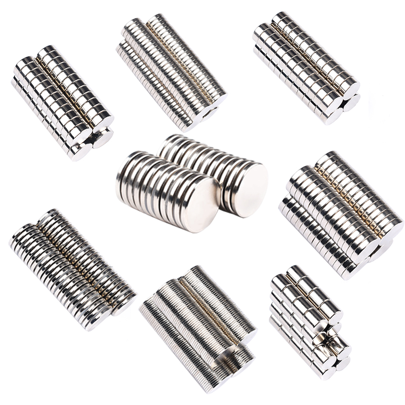 圆形小磁铁强力磁片强磁片高强度钕铁硼圆柱磁石冰箱贴吸磁钢铁石_虎窝淘