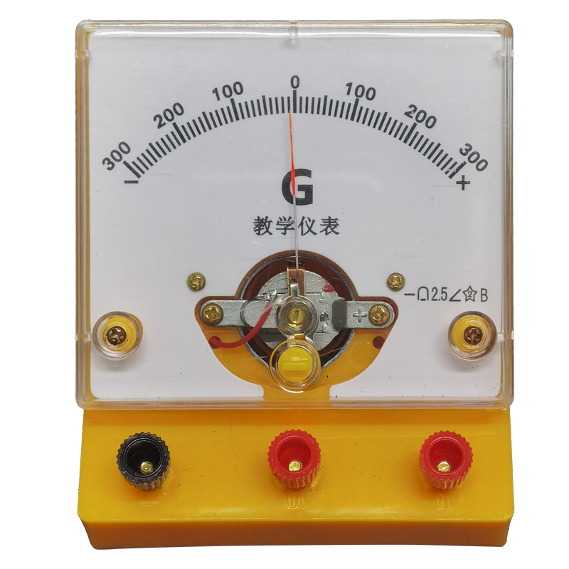冠军之星学生用初中灵敏电流计G表（黄色）物理电学实验器材初三电路九年级电表教学0.6A/3A仪器仪表学生用_虎窝淘