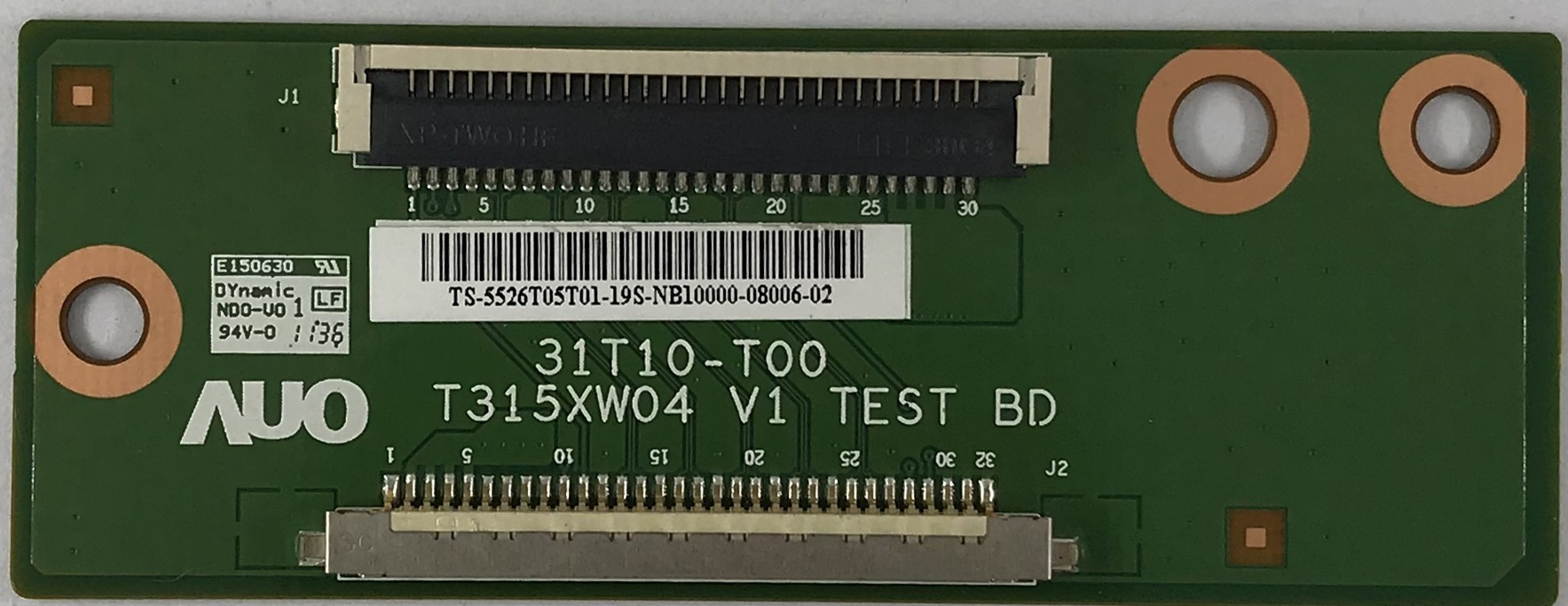 原装 AUO 26/32寸逻辑板 T315XW04 V1 TEST BD 31T10-T00转接板_虎窝淘