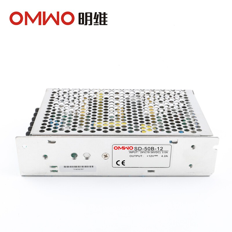 SD-50B-5V10A 12V4.2A 24V2.1A明维DC-DC转换电源输入19-36VDC_虎窝淘
