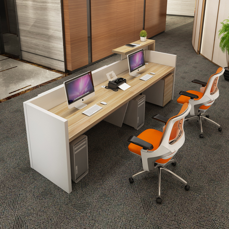 大气前台接待台桌办公吧台收银简约现代公司咨询柜台迎宾办公室柜_虎窝淘