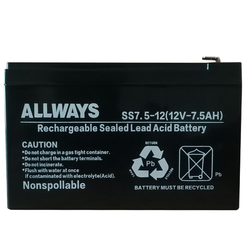 ALLWAYS蓄电池 SS7.5-12 12V 7.5AH UPS电源门禁玩具车电瓶_虎窝淘