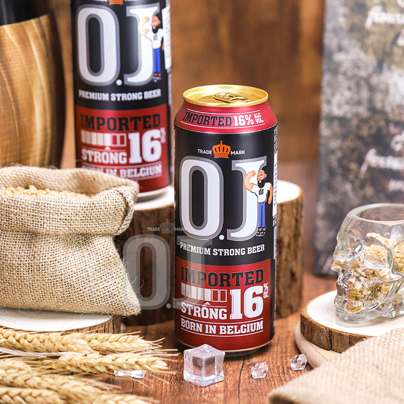 进口啤酒 OJ烈性高度强劲16度精酿啤酒500ml*6罐/听橙色爆炸_虎窝淘