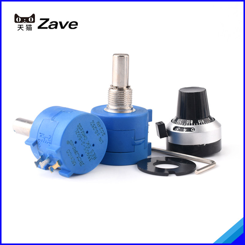 3590S-2精密多圈绕线电位器1K 2K 5K 10K 20K 50K 100K 102 103 L_虎窝淘