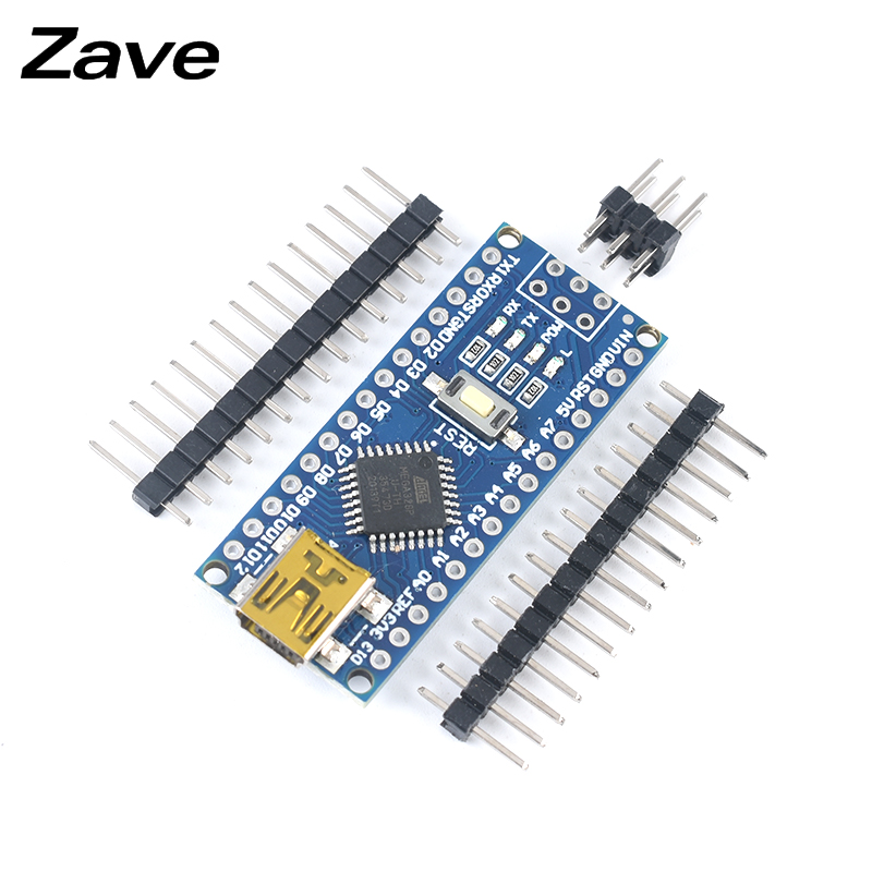 arduino nano uno开发板套件 r3主板改进版ATmega328P单片机模块_虎窝淘