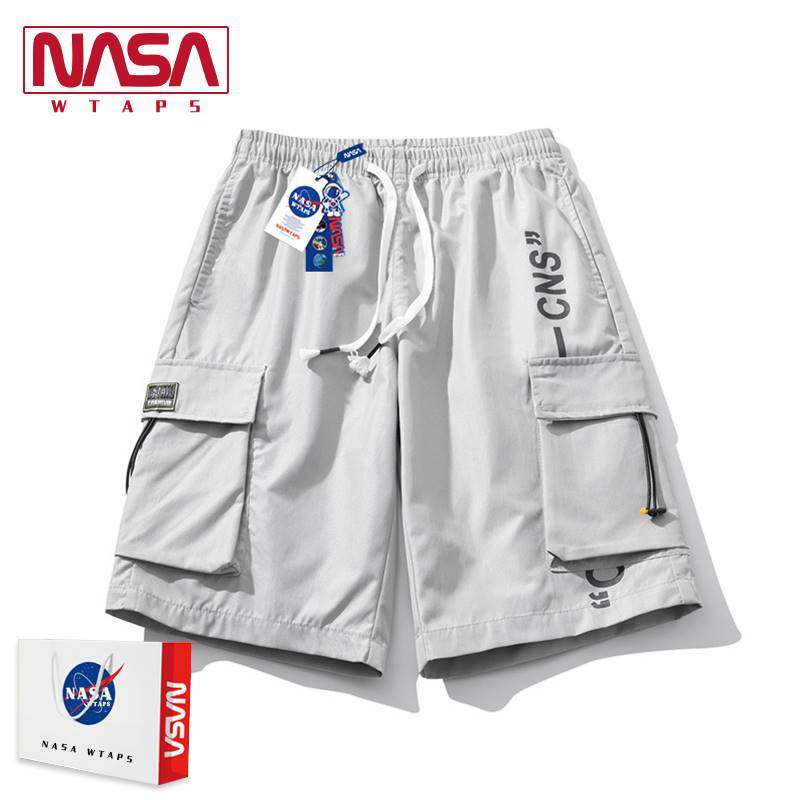 NASA WTAPS旗舰店工装短裤男夏季日系裤子宽松休闲情侣裤五分裤潮_虎窝淘