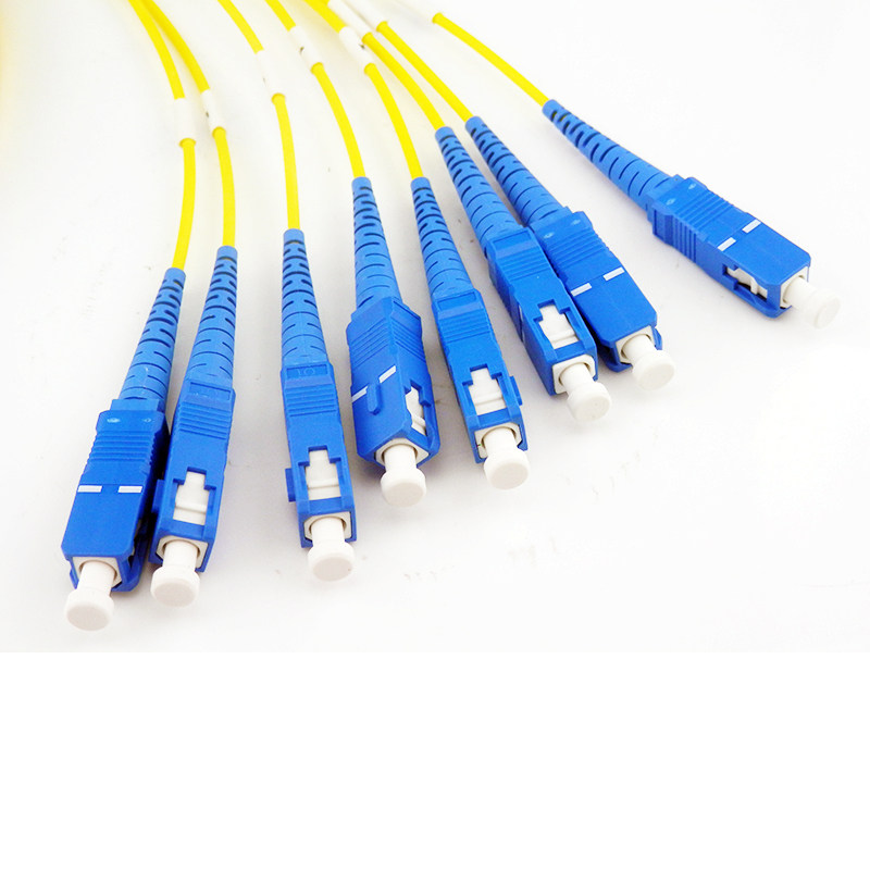 8芯3米万兆40G/100G MPO/APC-SC光纤跳线QSFP模块连接线尾纤单模_虎窝淘