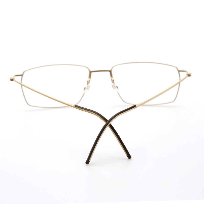 Lindberg林德伯格眼镜架男5509商务纯钛5519近视镜框女5507_虎窝淘