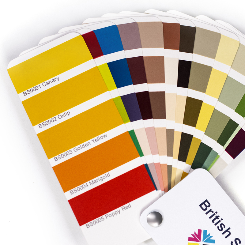 英国BS色卡色彩指南扇形版包含来自英国标准BS 4800，BS 5252，BS2660，BS381C和其他英国BSI标准颜色。_虎窝淘