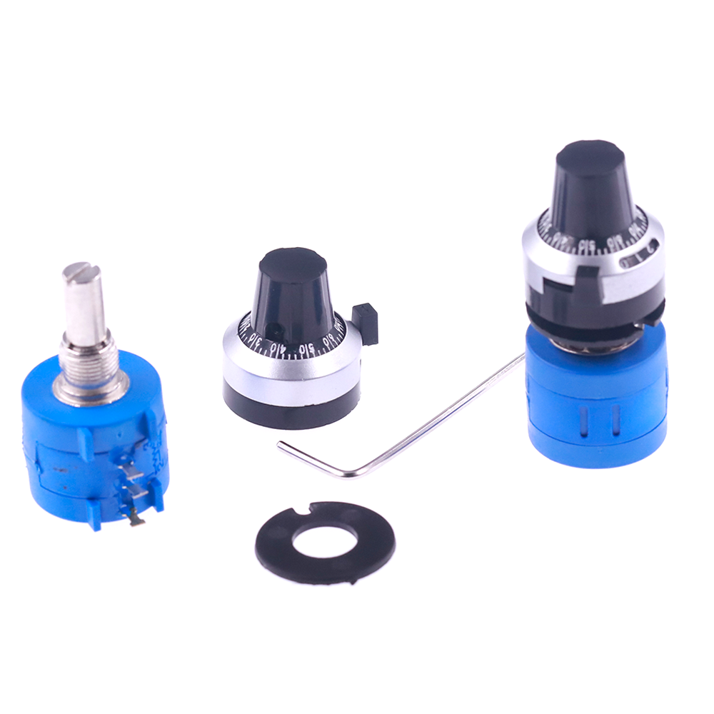 3590S-2-103L 502L 104L 1K5K10K100K精密多圈绕线电位器刻度旋钮_虎窝淘