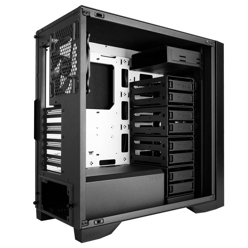 安钛克P101/P101S静音中塔台式电脑主商务机箱可支持10个硬盘位_虎窝淘