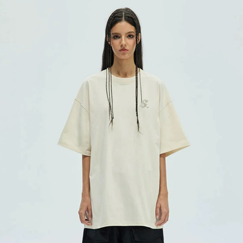 STA短袖上衣宽松夏季男女印花基础百搭美式T恤