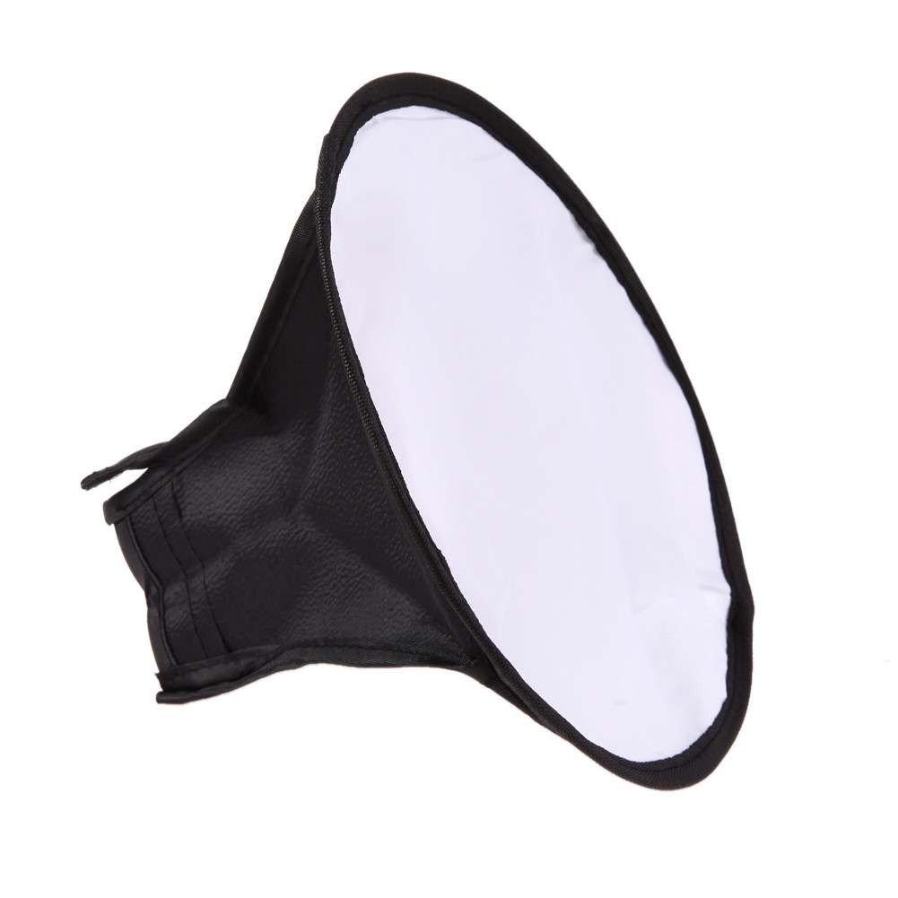 20cm Round Flash Softbox Diffuser Speedlight Mini Soft Box P_虎窝淘